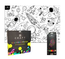 Poster*Colorear (65X90cm)+Caja-Color Craft 16 Clrs(10102691) 35739